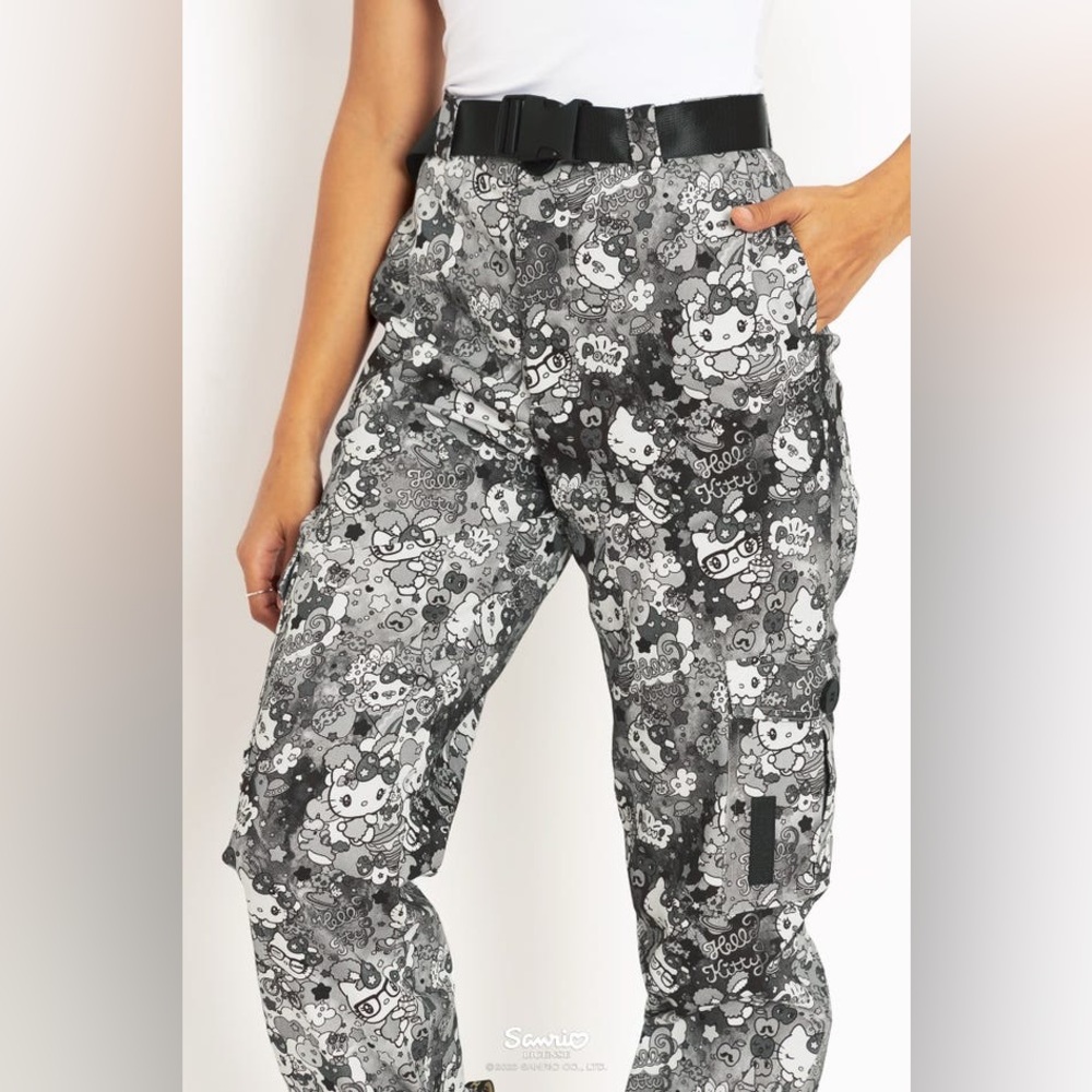 Blackmilk Hello Kitty Cargo Pants - Gem